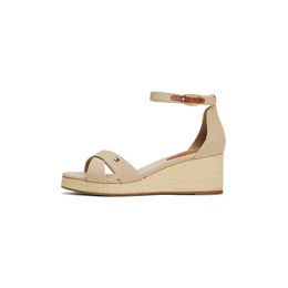 Tommy Hilfiger Sandale Damen Gr&ouml;&szlig;e 37 creme