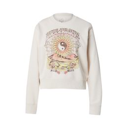 Billabong Sweatshirt 'Balanced Out' Damen Gr&ouml;&szlig;e L braun / gelb / rosa / offwhite
