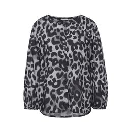 Street One Bluse Damen Gr&ouml;&szlig;e S grau / schwarz