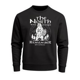 Neverless Sweatshirt 'The North' Herren Gr&ouml;&szlig;e XS schwarz