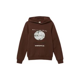 s.Oliver Sweatshirt Jungen Gr&ouml;&szlig;e 146/152 dunkelbraun / hellgrau / offwhite