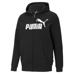 Puma Sportsweatjacke 'Essentials' Herren Gr&ouml;&szlig;e 4XL schwarz / wei&szlig;