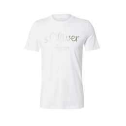 s.Oliver Shirt Herren Gr&ouml;&szlig;e S silber / wei&szlig;