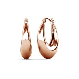Rougemont Jewellery Ohrringe 'Creolen Ohrringe Limone' Damen Gr&ouml;&szlig;e One Size ros&eacute;