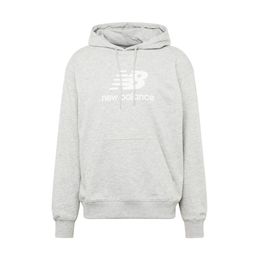 New Balance Sweatshirt 'ESSENTIALS' Herren Gr&ouml;&szlig;e XXL hellgrau / wei&szlig;