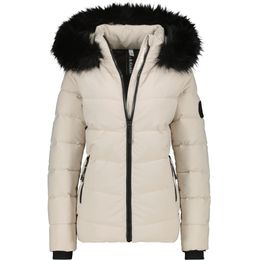 alife and kickin Alife & Kickin Winterjacke 'AdelaAK A' Damen Gr&ouml;&szlig;e S creme / schwarz