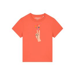 Watapparel Shirt ' Spread Love ' Damen Gr&ouml;&szlig;e XL mischfarben / orange