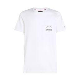 Tommy Hilfiger T-Shirt Herren Gr&ouml;&szlig;e M schwarz / wei&szlig;