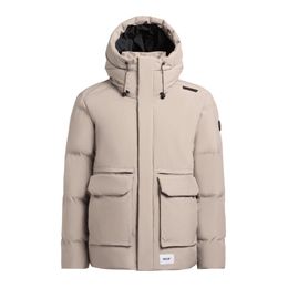 Khujo Jacke 'Dave' Herren Gr&ouml;&szlig;e XL beige / wei&szlig;
