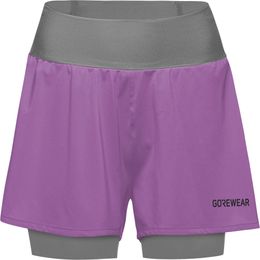 Gore Wear Sportshorts 'Concurve' Damen Gr&ouml;&szlig;e XS grau / lila