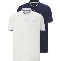 Babista Poloshirt 'Jormar' Herren Gr&ouml;&szlig;e 4XL dunkelblau / wei&szlig;