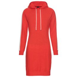 Laura Scott Strickkleid Damen Gr&ouml;&szlig;e XL rot / wei&szlig;