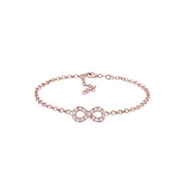 Elli Armband 'Infinity' Damen Gr&ouml;&szlig;e 19 rosegold