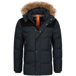 INDICODE Jeans Winterparka 'Hexyl' Herren Gr&ouml;&szlig;e M schwarz