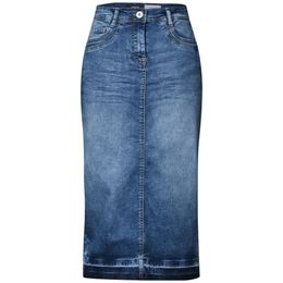 Cecil Midi-Jeansrock Damen Gr&ouml;&szlig;e 36 blau
