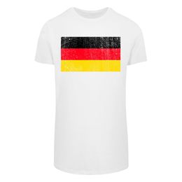 F4NT4STIC T-Shirt 'Germany Deutschland Flagge distressed' Herren Gr&ouml;&szlig;e XS mischfarben / wei&szlig;