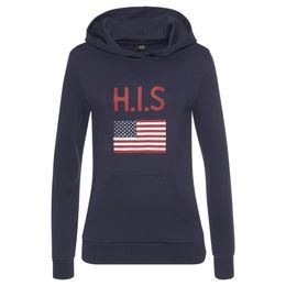 H.I.S. H.I.S Sweatshirt Damen Gr&ouml;&szlig;e XS marine / blutrot / wei&szlig;