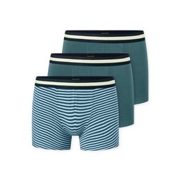 Schiesser Boxershorts ' 95/5 ' Jungen Gr&ouml;&szlig;e 140 hellblau / petrol