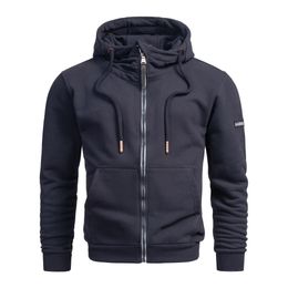 Alessandro Salvarini Sweatjacke 'Bergamo' Herren Gr&ouml;&szlig;e XXL navy / schwarz / offwhite