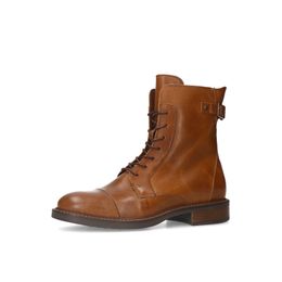 Manfield Schn&uuml;rstiefelette Damen Gr&ouml;&szlig;e 40 cognac Winterschuhe