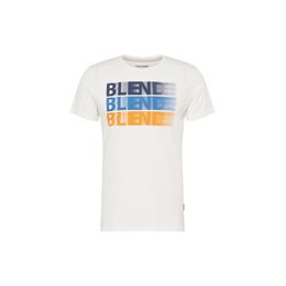 Blend T-Shirt Herren Gr&ouml;&szlig;e S blau / navy / orange / wei&szlig;