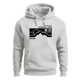 Neverless Sweatshirt 'Osaka Retro' Herren Gr&ouml;&szlig;e 5XL grau