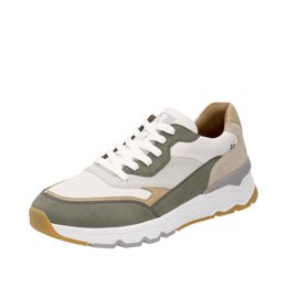 Rieker Sport Sneaker Herren Gr&ouml;&szlig;e 40 beige / grau / gr&uuml;n / wei&szlig;
