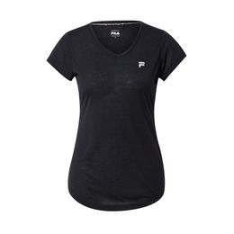 Fila Funktionsshirt Damen Gr&ouml;&szlig;e L hellgrau / schwarz