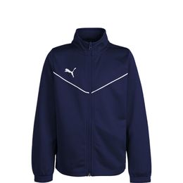 Puma Sportjacke 'TeamRise' Jungen Gr&ouml;&szlig;e 176 navy / wei&szlig;