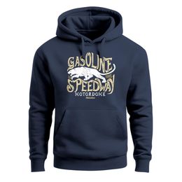 Neverless Sweatshirt 'Panther Gasoline' Herren Gr&ouml;&szlig;e L navy