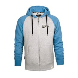 Spitzbub Sweatjacke 'Jens' Herren Gr&ouml;&szlig;e M blau / grau / schwarz