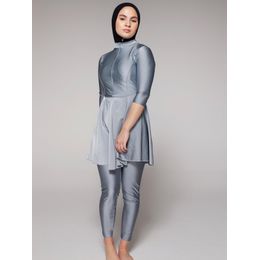 Siya Swimwear Badeanzug 'East &ndash; Burkini/Modest' Damen Gr&ouml;&szlig;e S silber