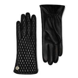 Isabel Bernard Fingerhandschuhe Damen Gr&ouml;&szlig;e M/L schwarz