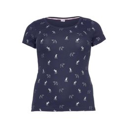 Kangaroos T-Shirt Damen Gr&ouml;&szlig;e XS/S marine / wei&szlig;