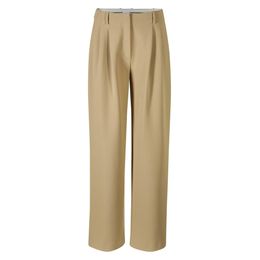Madeleine Mode Madeleine Bundfaltenhose Damen Gr&ouml;&szlig;e 22 beige