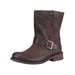 felmini Stiefelette Damen Gr&ouml;&szlig;e 42 braun Winterschuhe
