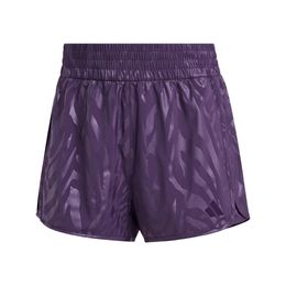 adidas Performance Sportshorts 'AOP Pacer' Damen Gr&ouml;&szlig;e XXXS/XXS dunkellila