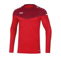 Jako Funktionsshirt 'Champ' Herren Gr&ouml;&szlig;e L rot / dunkelrot / wei&szlig;