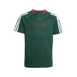 adidas Sportswear Funktionsshirt 'House Of Tiro' Jungen Gr&ouml;&szlig;e 152 dunkelgr&uuml;n / burgunder / wei&szlig;