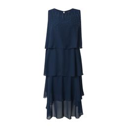 Ulla Popken Kleid Damen Gr&ouml;&szlig;e 46/48 marine Winterkleid
