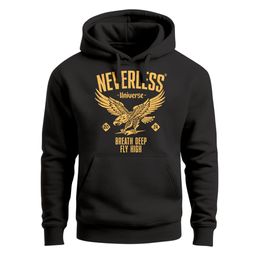 Neverless Sweatshirt 'Vintage Eagle' Herren Gr&ouml;&szlig;e 5XL schwarz