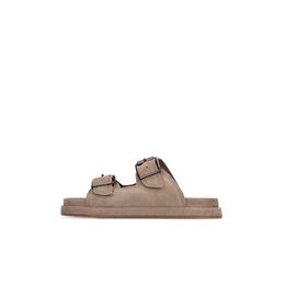 Haboob Pantolette 'Mag' Damen Gr&ouml;&szlig;e 41 taupe