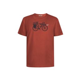 Greenbomb T-Shirt 'Bike Night' Herren Gr&ouml;&szlig;e S rot / schwarz