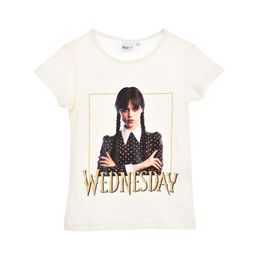 Wednesday Shirt 'Wednesday T-Shirt' M&auml;dchen Gr&ouml;&szlig;e 116 wei&szlig;
