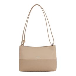 Calvin Klein Schultertasche 'Mixmedia' Damen Gr&ouml;&szlig;e One Size cappuccino