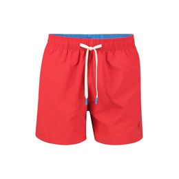 Lerros Herren Beach-Shorts mit Innenhose Herren Gr&ouml;&szlig;e 38 rot