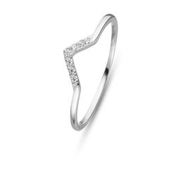 Fiocco Jewelry Ring 'Crown' Damen Gr&ouml;&szlig;e 60 silber