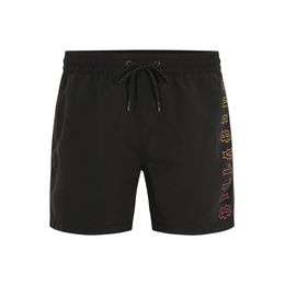 Billabong Badeshorts 'All Day Heritage' Herren Gr&ouml;&szlig;e XXL gelb / orange / neonpink / schwarz
