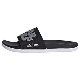 adidas Sportswear Badeschuh 'Adilette Star Wars' Jungen Gr&ouml;&szlig;e 30 schwarz / silber / wei&szlig;