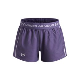 Under Armour Sportshorts 'Play Up' Jungen Gr&ouml;&szlig;e 128/134 violettblau / wei&szlig;